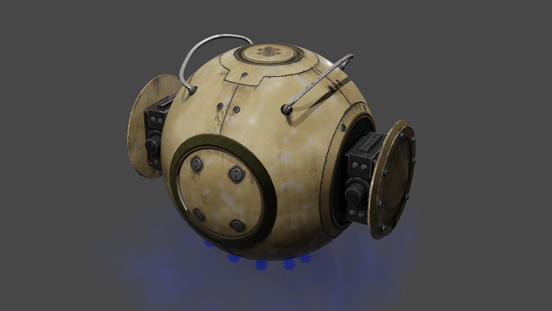 3D Sphere Bot - TurboSquid 2174190