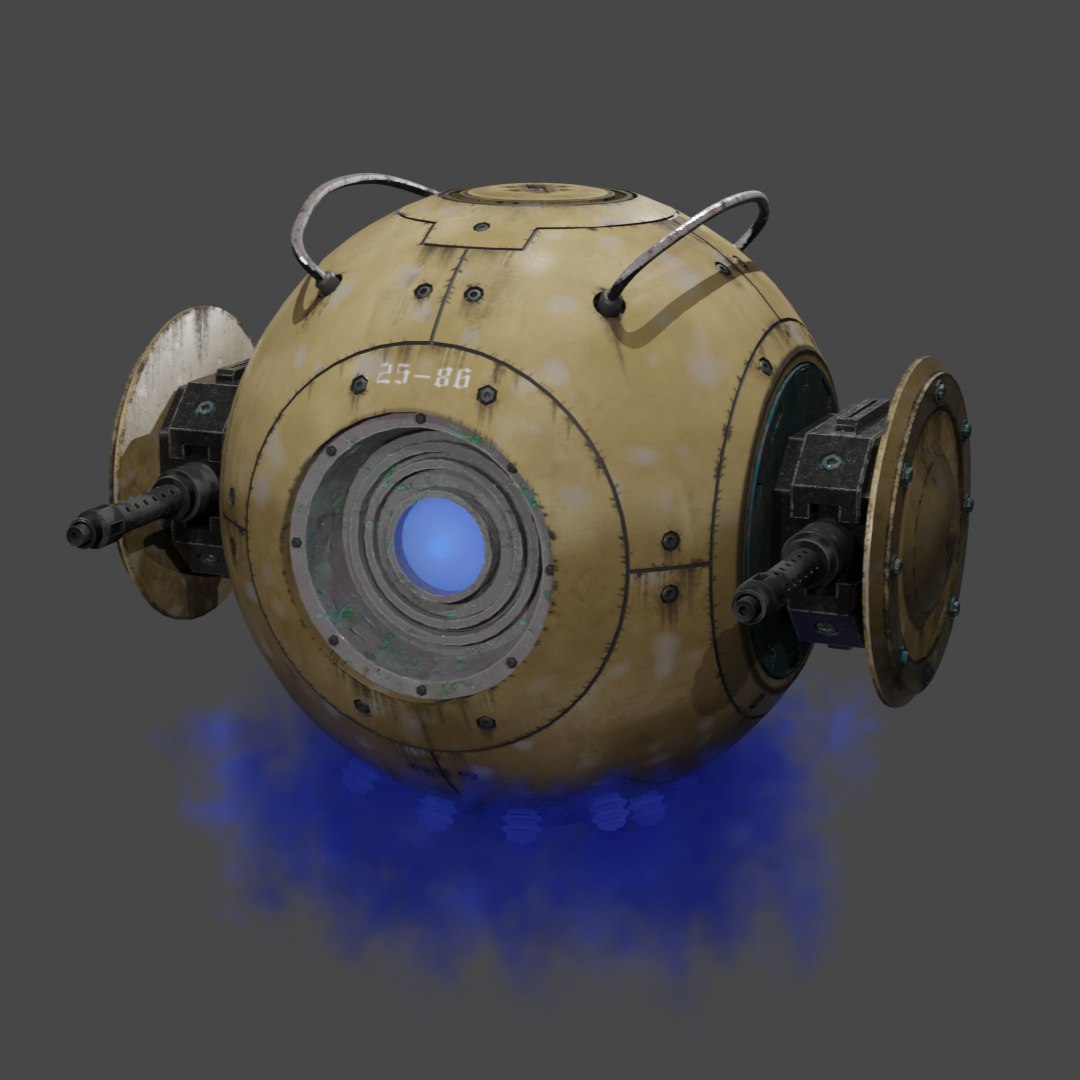 3D Sphere Bot - TurboSquid 2174190