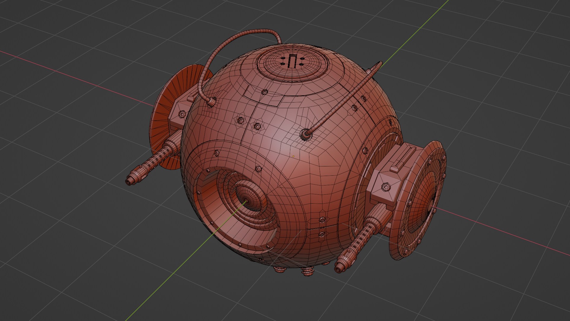 3D Sphere Bot - TurboSquid 2174190