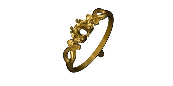 3d model gold jewelry