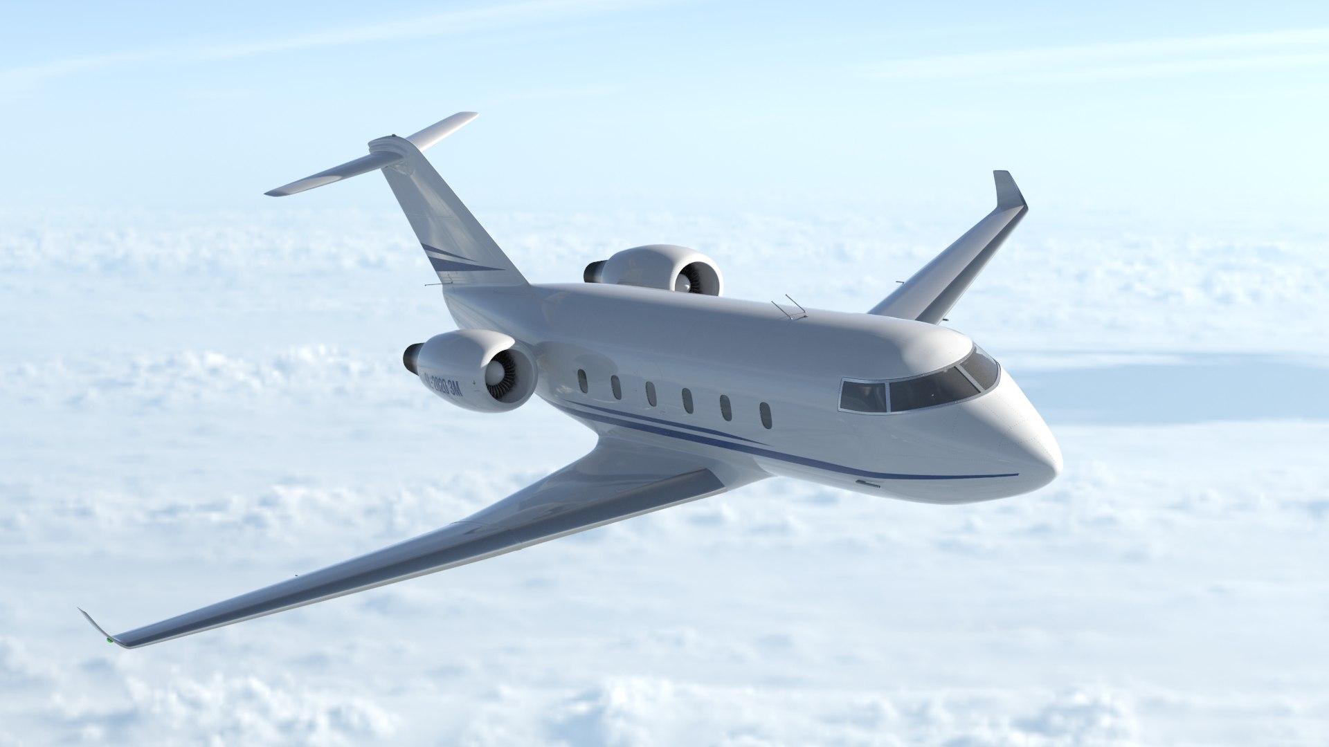 3D Generic Private Jet Aircraft - TurboSquid 1505532