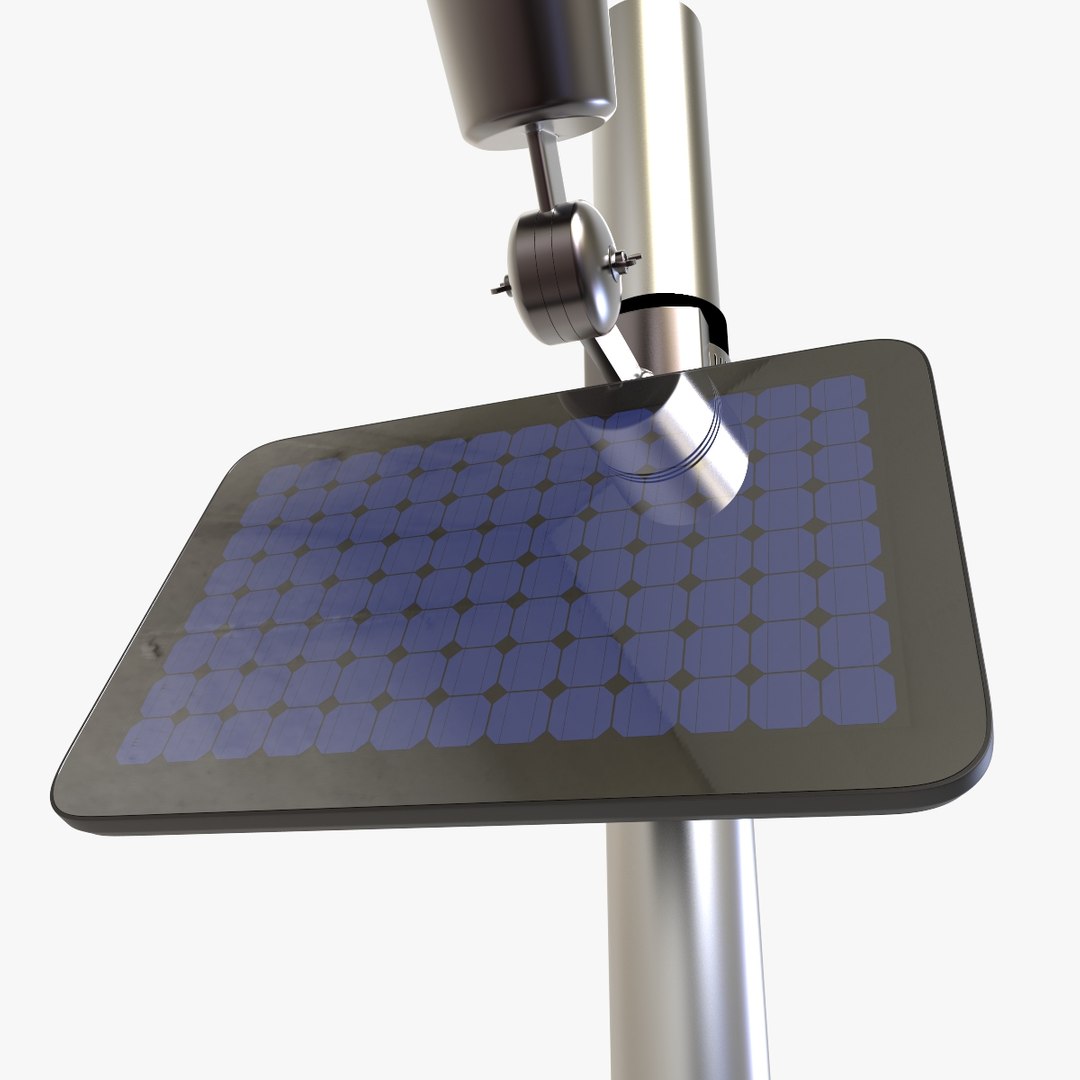 3D Grade Solar Flag Light - TurboSquid 1197142