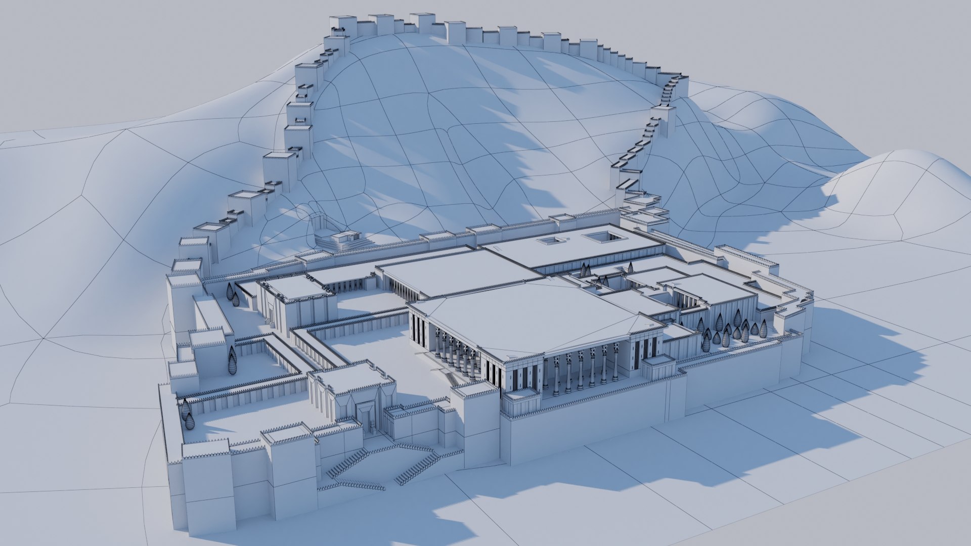 3D Persepolis Ceremonial Capital - TurboSquid 1429571