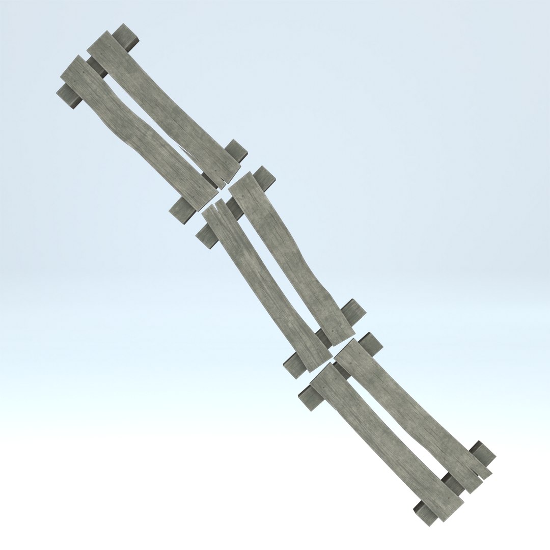 3D Old Bog Bridge Model - TurboSquid 2407632