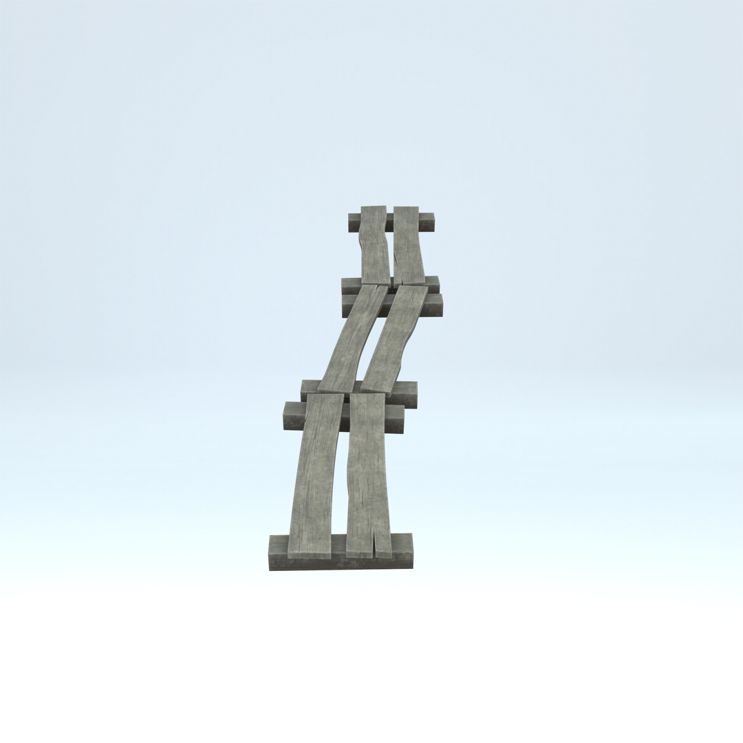 3D Old Bog Bridge Model - TurboSquid 2407632
