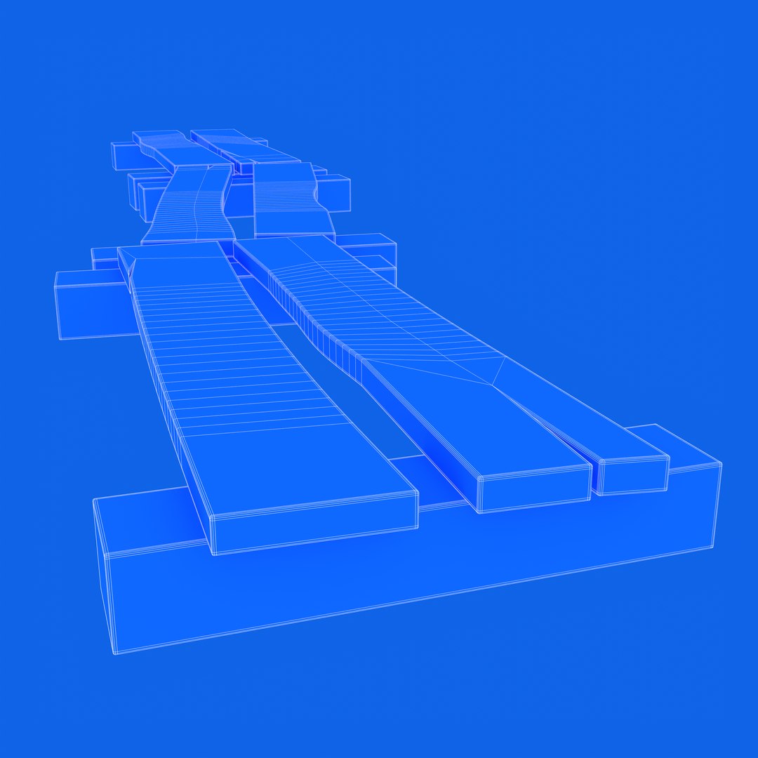 3D Old Bog Bridge Model - TurboSquid 2407632