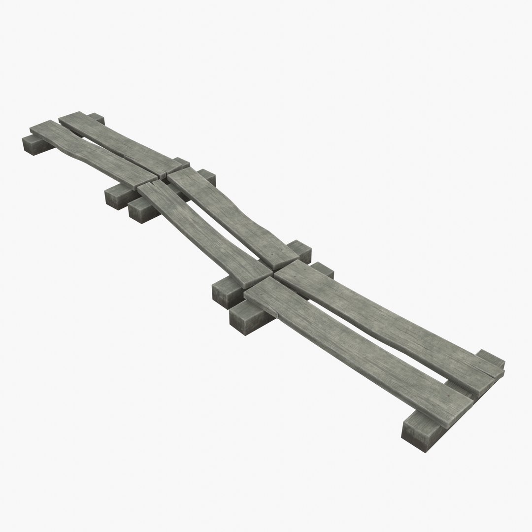 3D Old Bog Bridge Model - TurboSquid 2407632