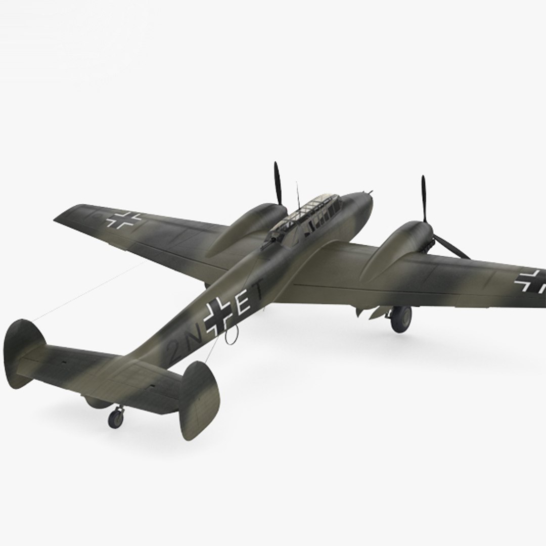 Messerschmitt Bf 110 3D Model - TurboSquid 1425696