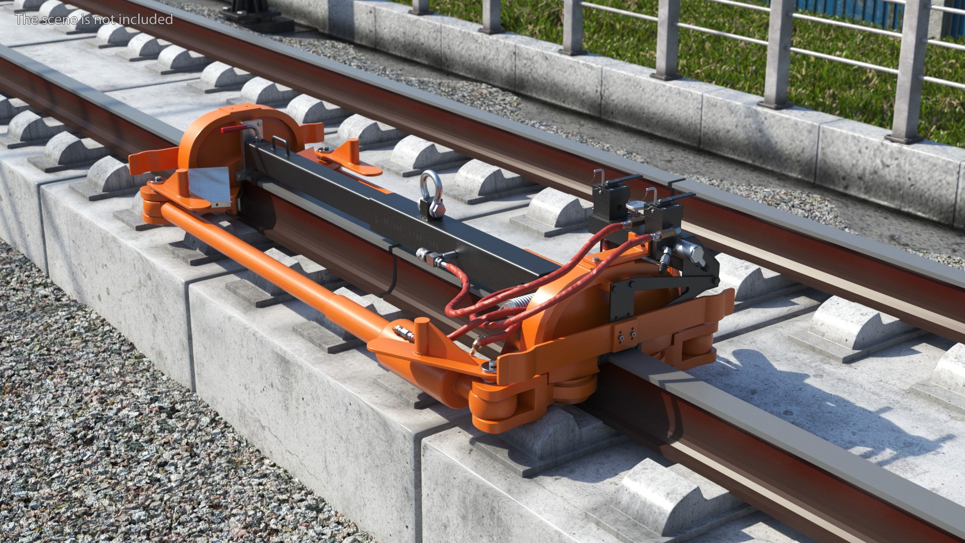Track Alignment Puller Orange 3D Model - TurboSquid 2410457
