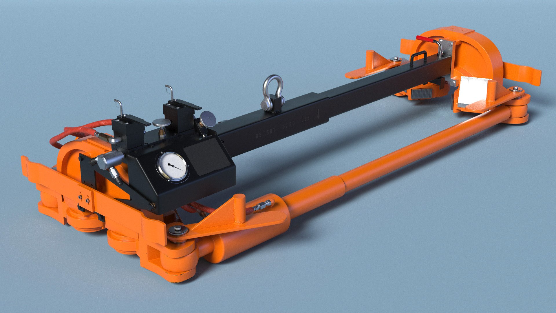 Track Alignment Puller Orange 3D Model - TurboSquid 2410457