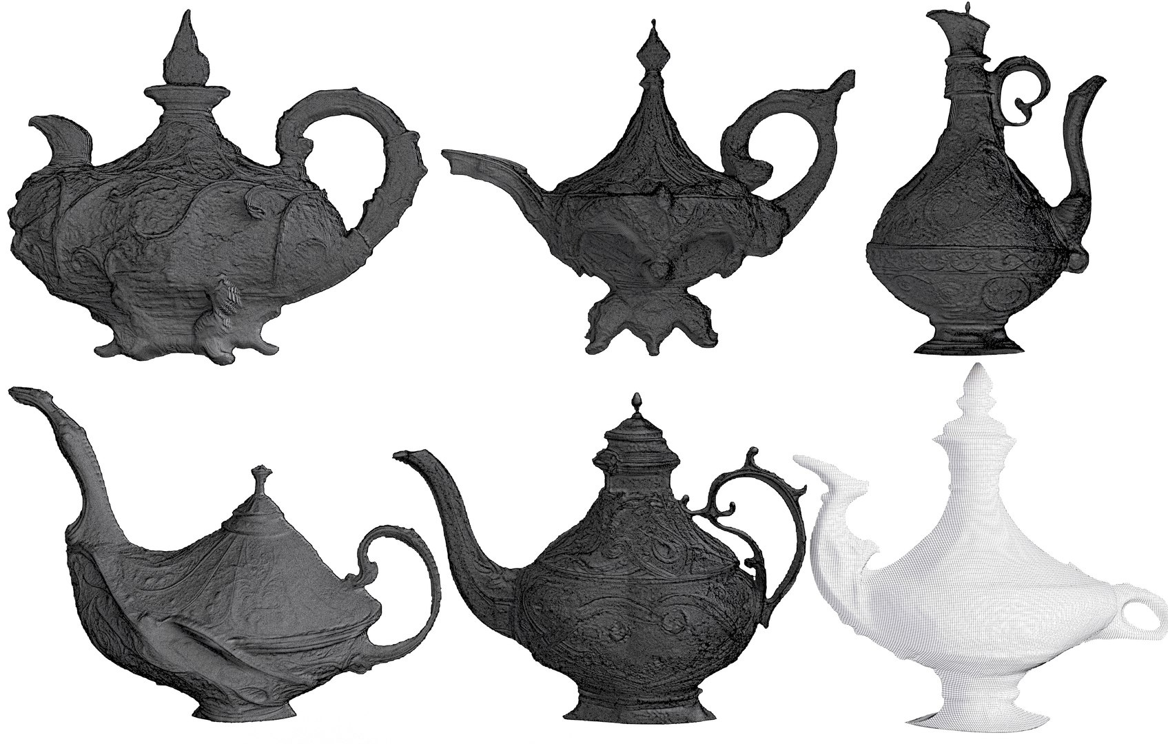 Magic Vase Pack 3D Model - TurboSquid 2173122