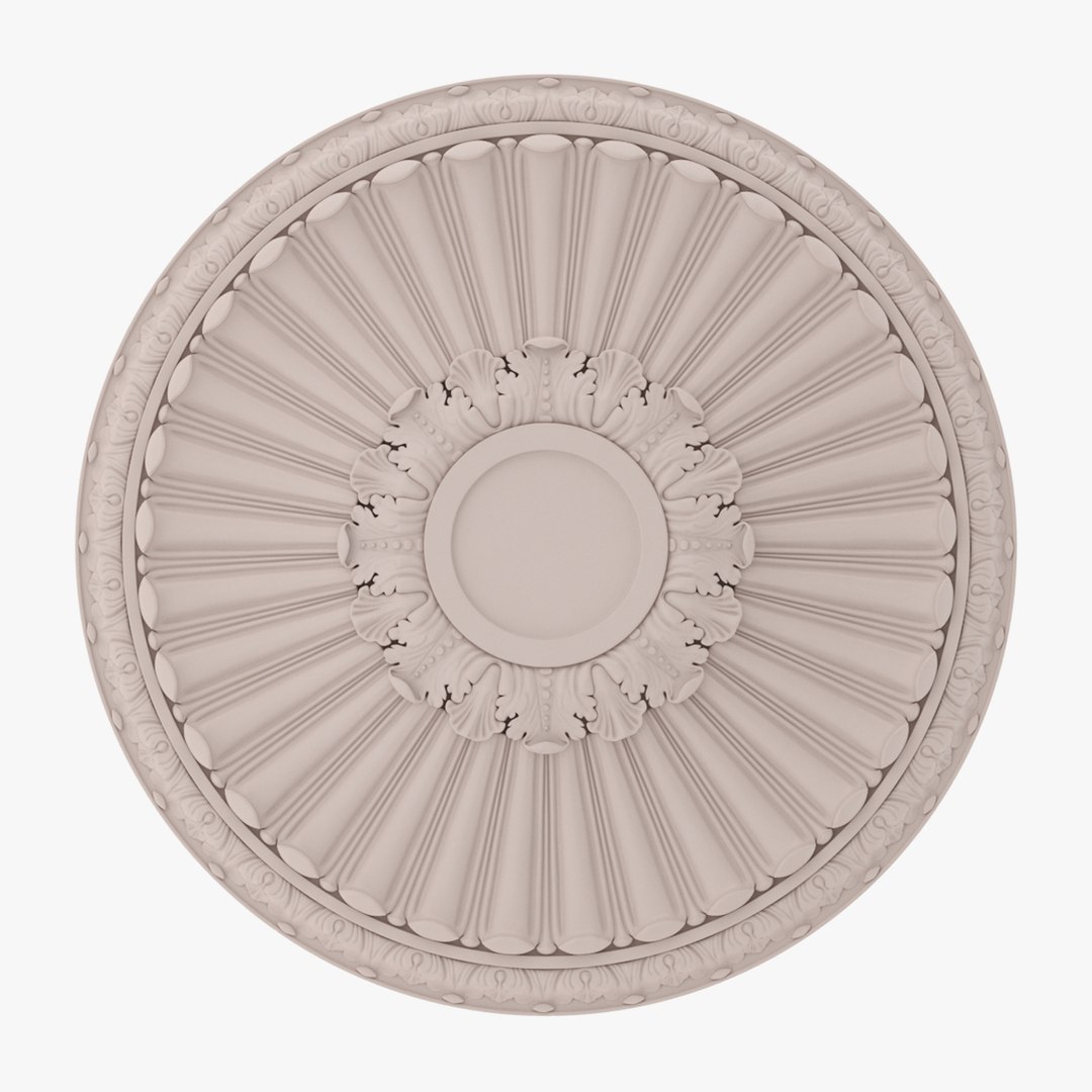 3D Classic Ceiling Medallion 32 model - TurboSquid 1785635