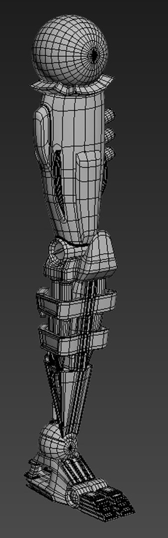 Cyborg Roboter Arm Leg Model - TurboSquid 1288225