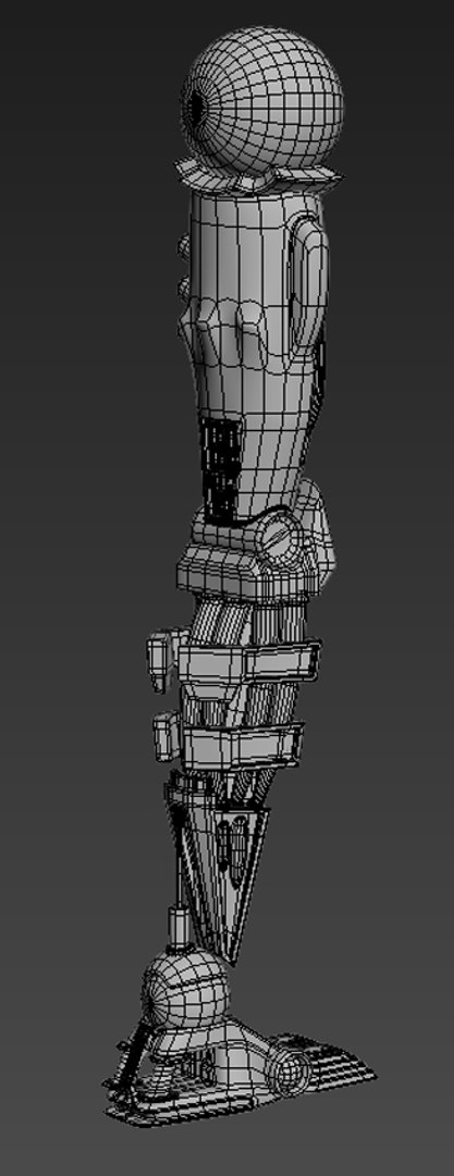 Cyborg Roboter Arm Leg Model - TurboSquid 1288225