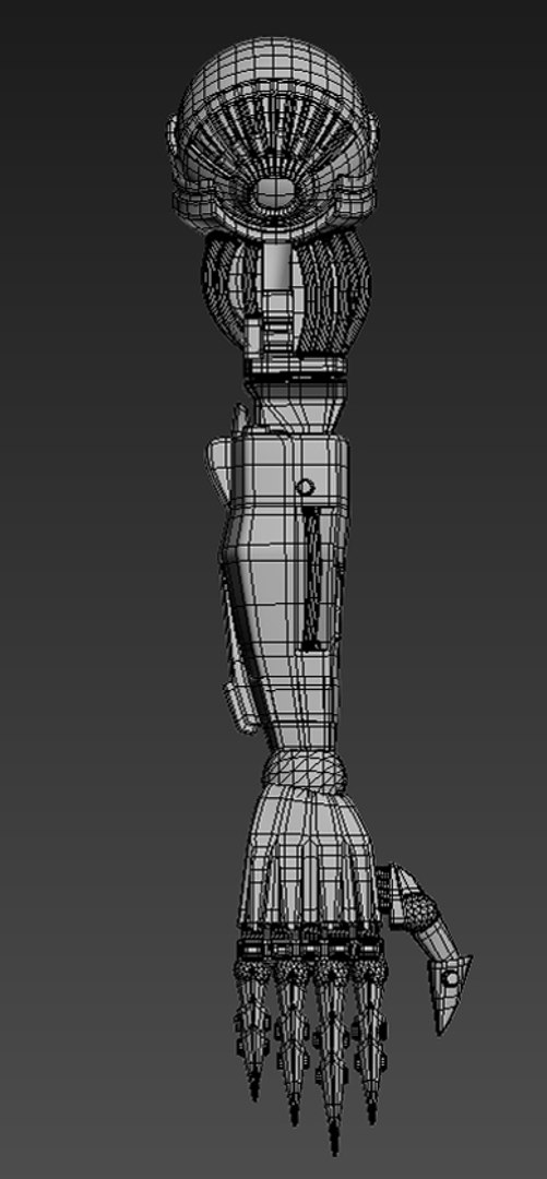 Cyborg Roboter Arm Leg Model - TurboSquid 1288225
