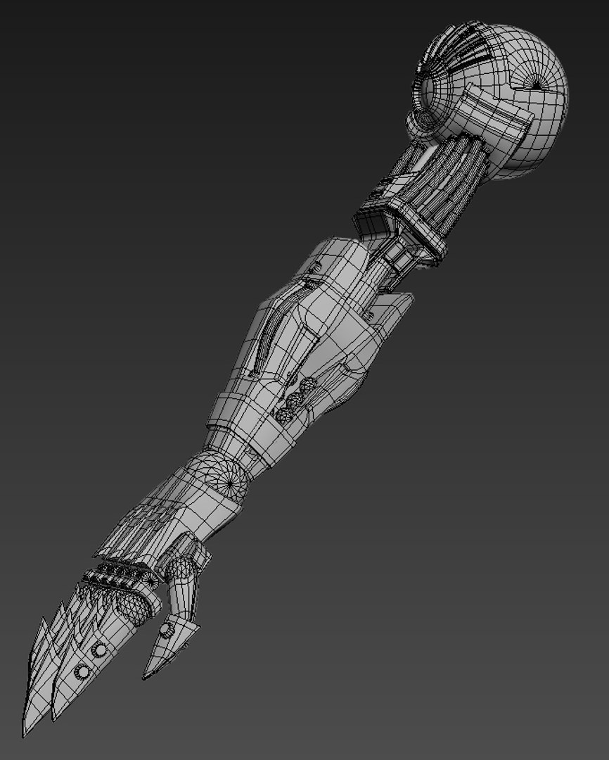 Cyborg Roboter Arm Leg Model - TurboSquid 1288225