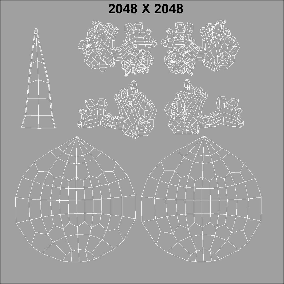 Bulbil Cycas Circinalis 3d Model