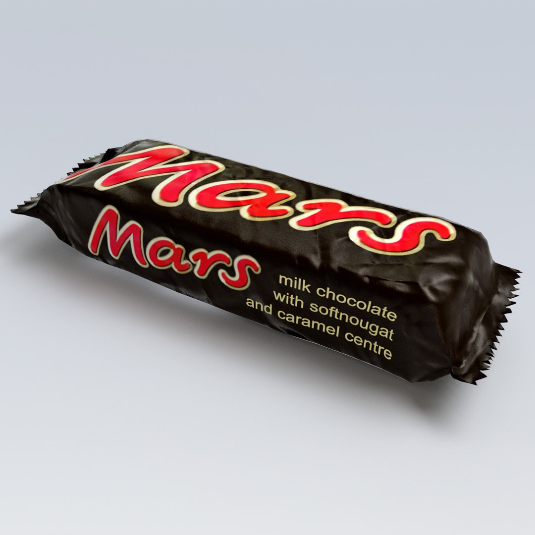 3d Model Of Chocolate Mars