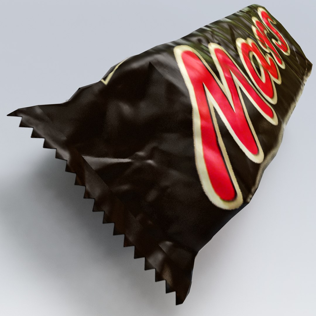3d model of chocolate mars