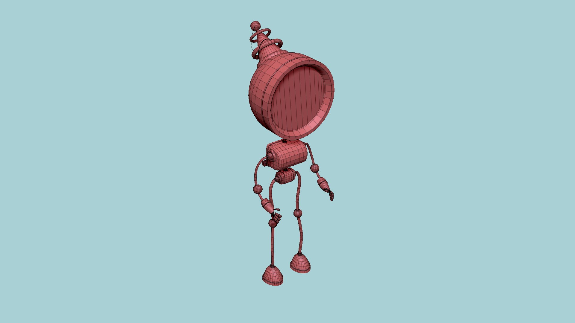 3D Cute Robot D08 Police - SciFi Character Design - TurboSquid 1868304