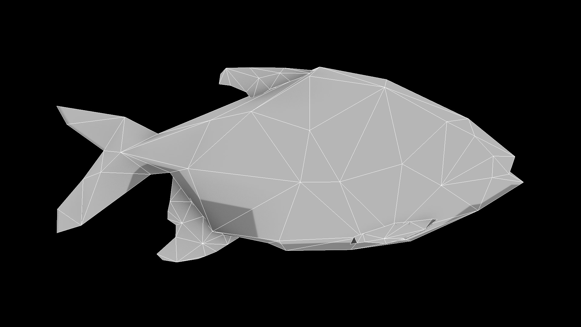 Fish Piranha Lowpoly 3D Model - TurboSquid 2229051