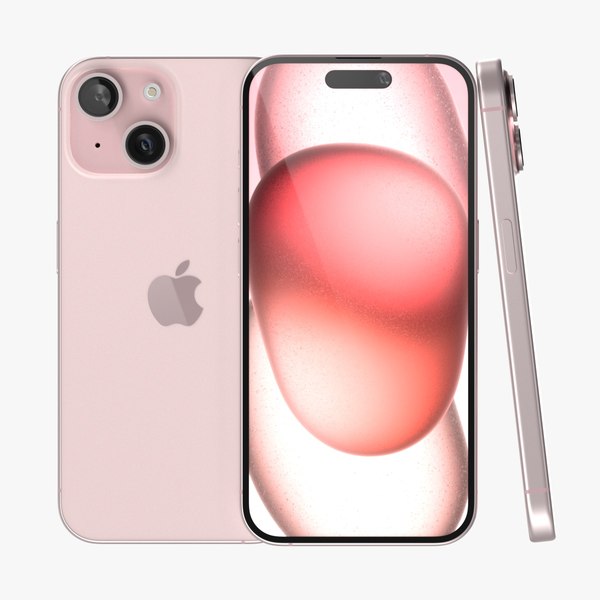 modelo 3d Apple iPhone 15 Rosa - TurboSquid 2125797