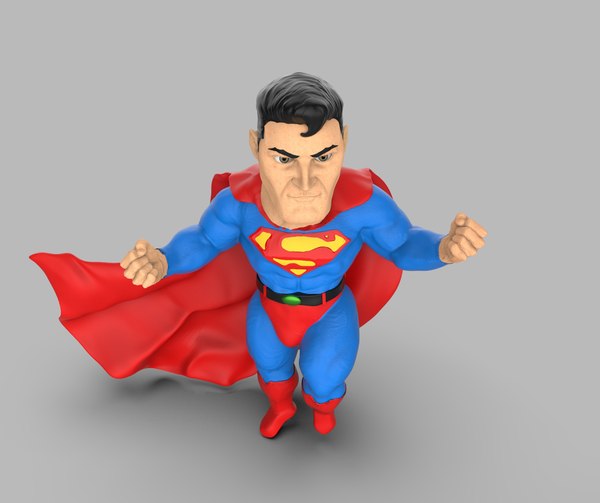 3D SUPERMAN MINIATURE - TurboSquid 2044669