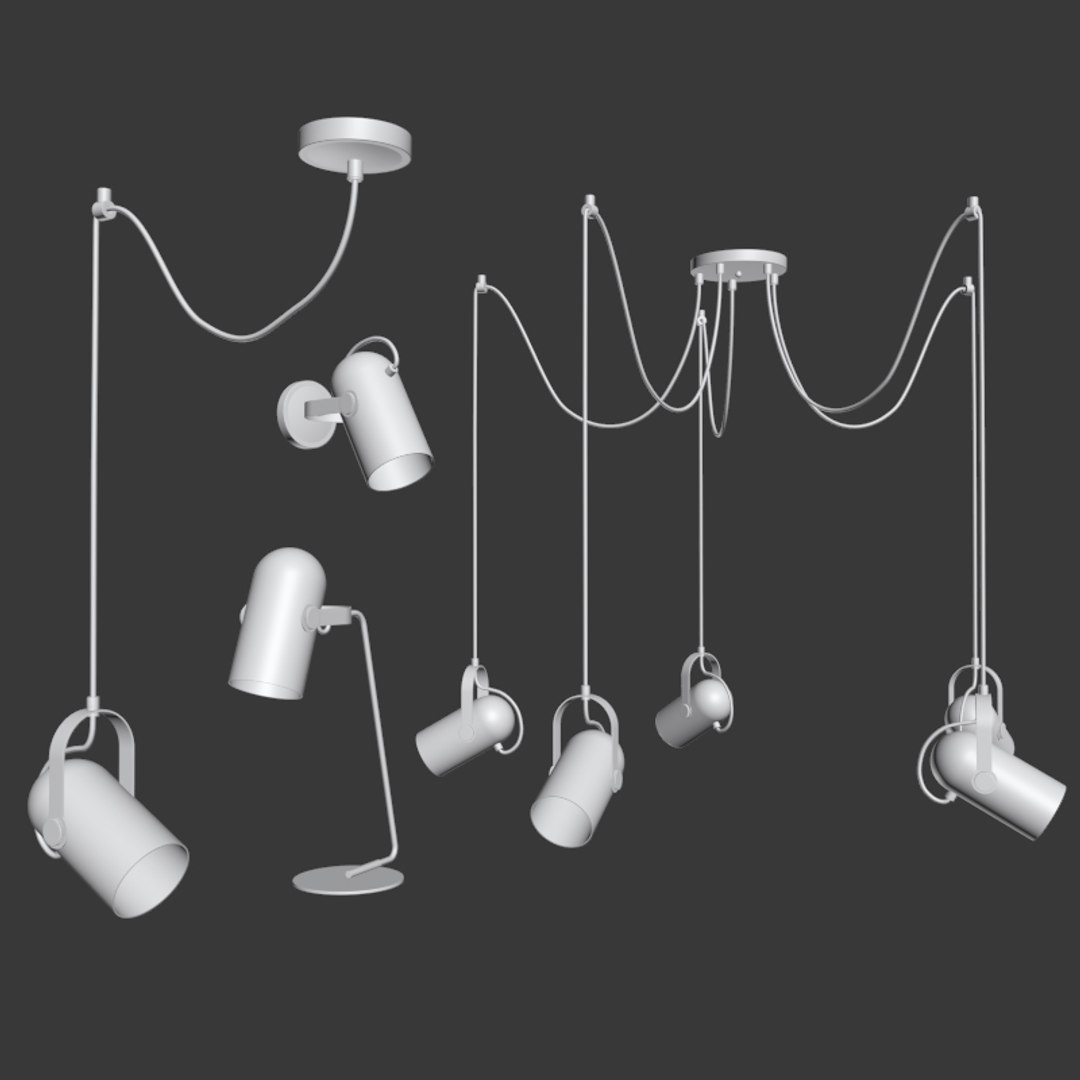 3D Light Set 1 Model - TurboSquid 1573805