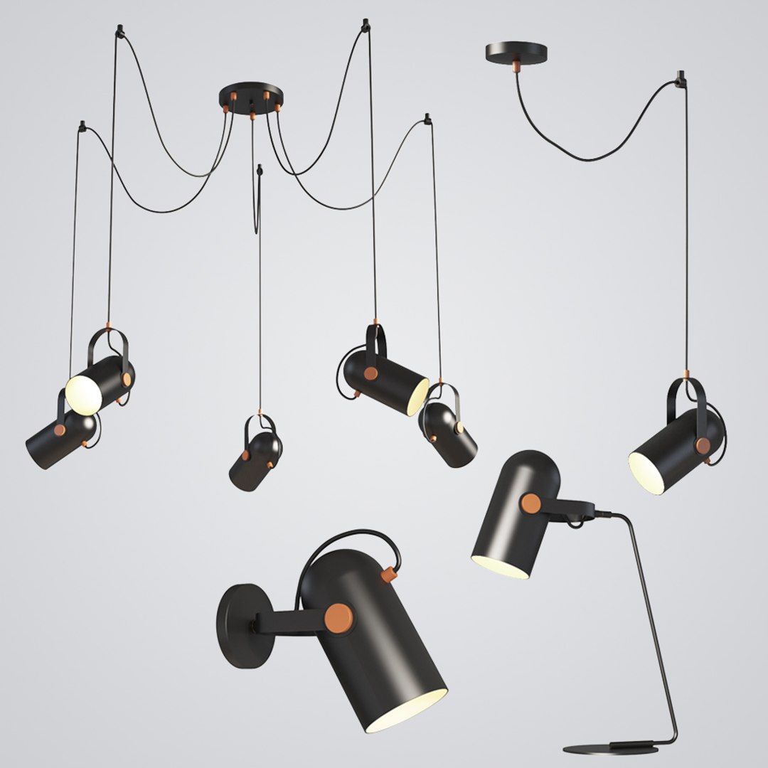 3D Light Set 1 Model - TurboSquid 1573805
