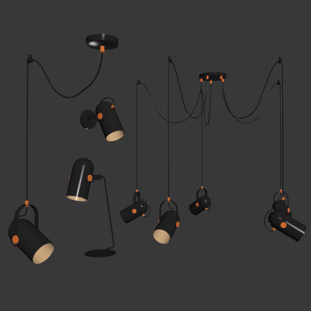 3D Light Set 1 Model - TurboSquid 1573805