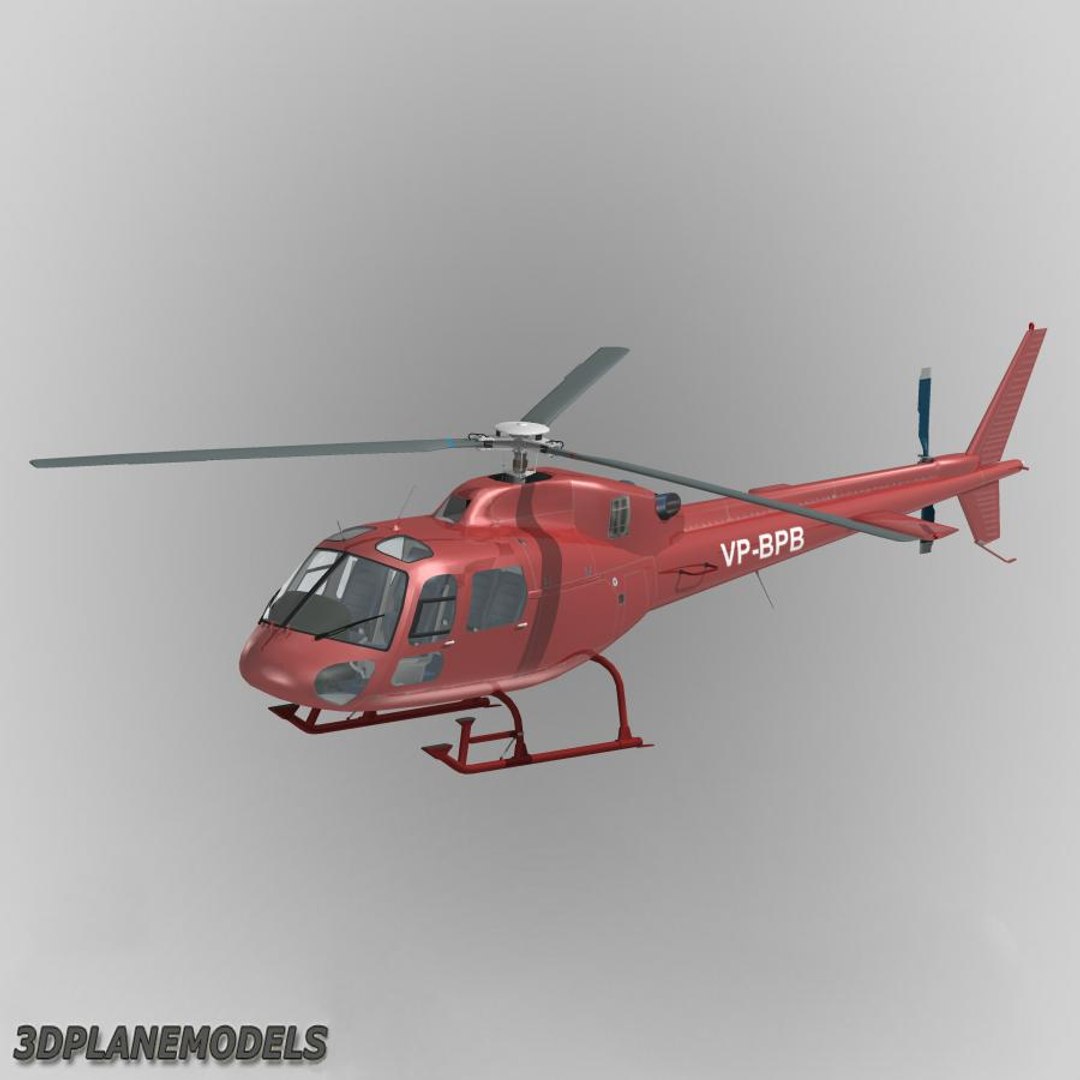 3d Eurocopter Private Livery 355