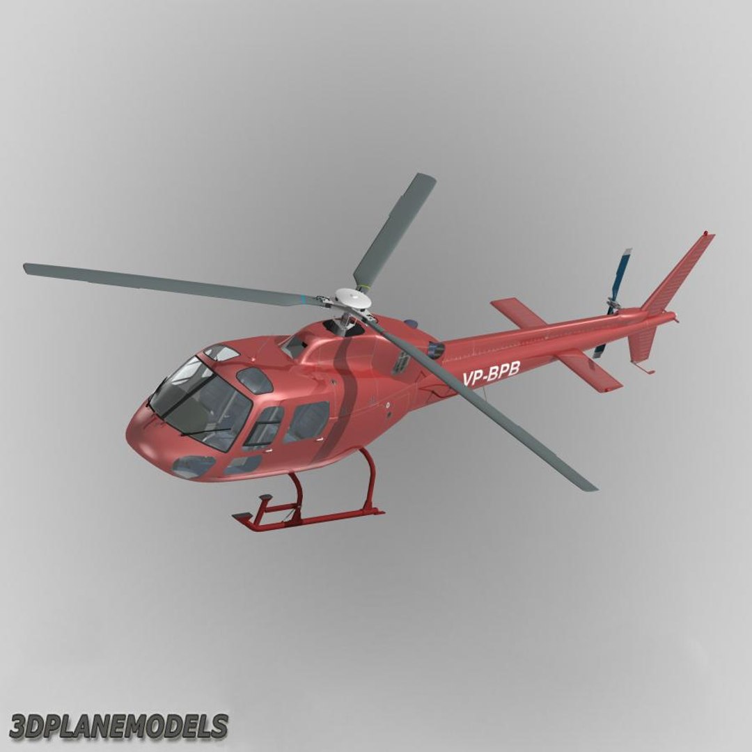 3d Eurocopter Private Livery 355
