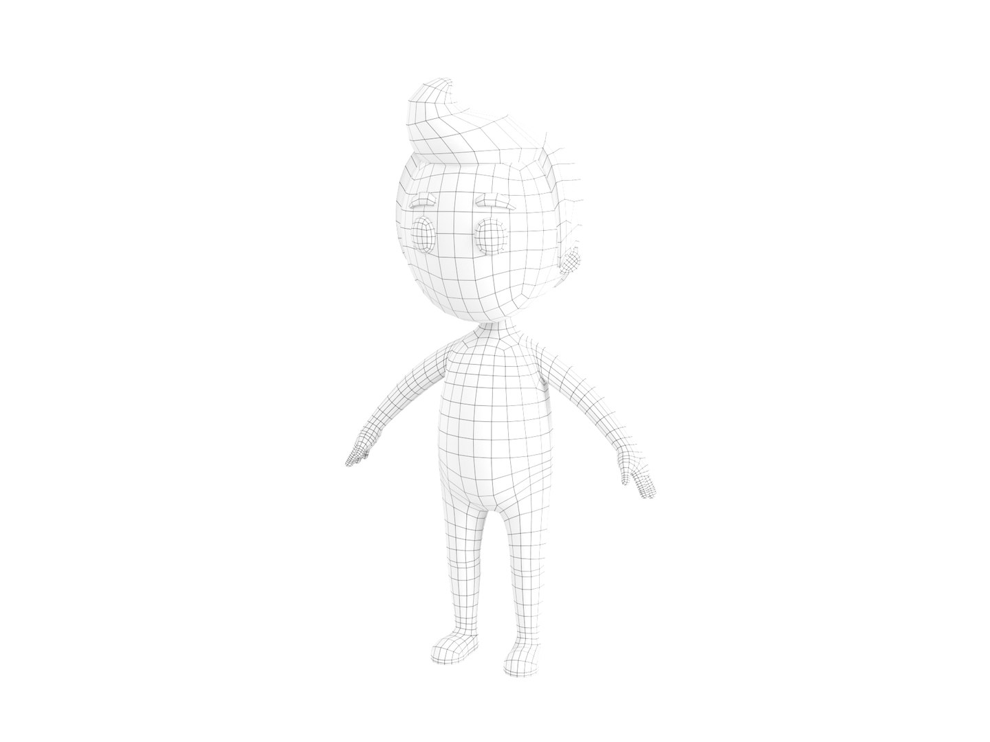 Stick Man Character 3D Model - TurboSquid 1703664