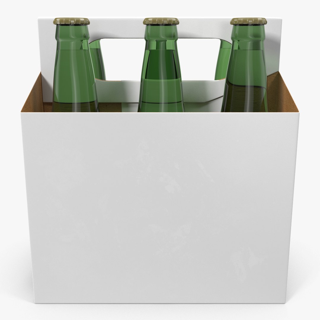 3d Model 6 Pack Bottle Holder