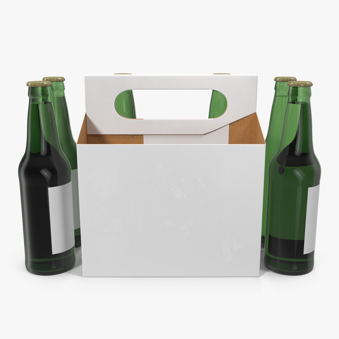 3d Model 6 Pack Bottle Holder