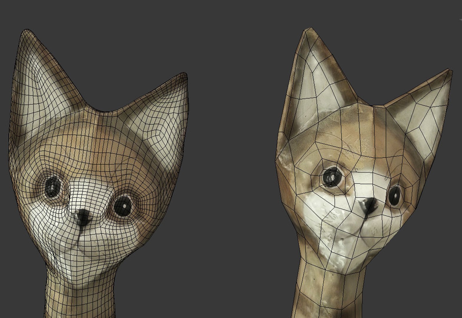 3d Model Scan Cat Sculpture