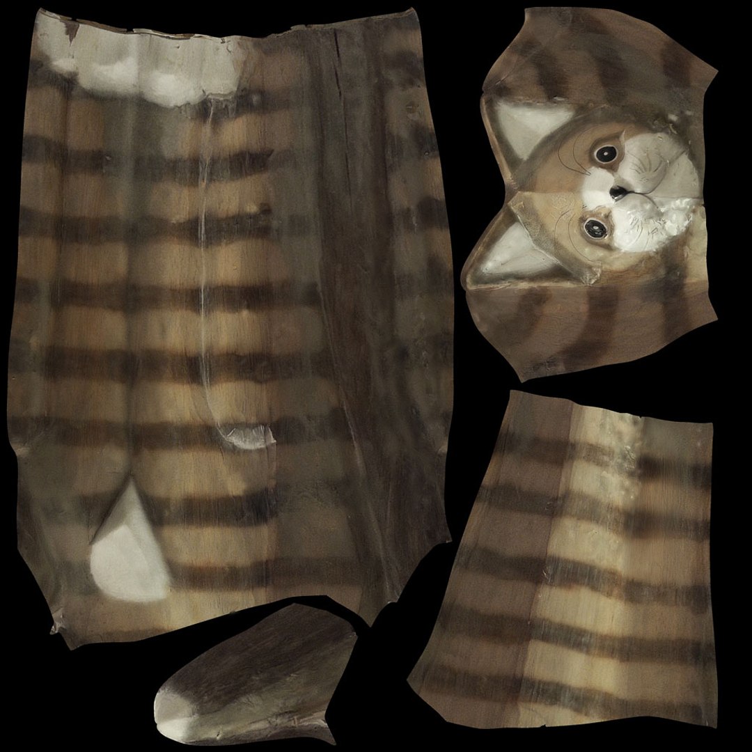 3d Model Scan Cat Sculpture