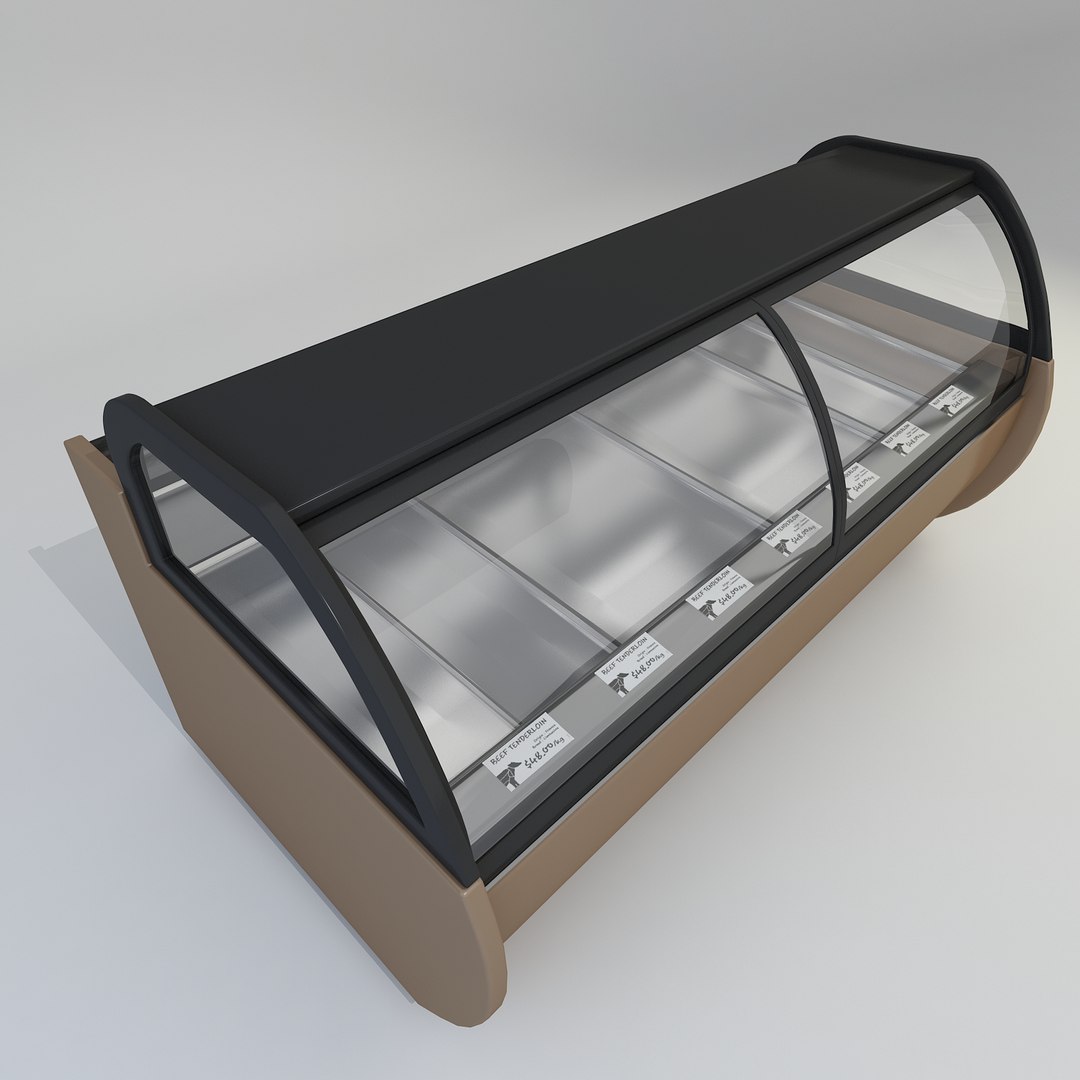 Supermarket Freezer 3D Model - TurboSquid 1399117