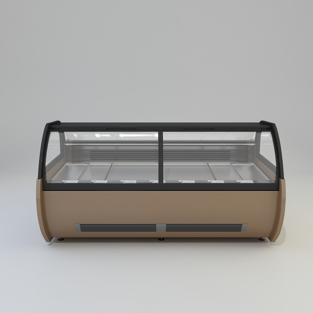 Supermarket Freezer 3D Model - TurboSquid 1399117