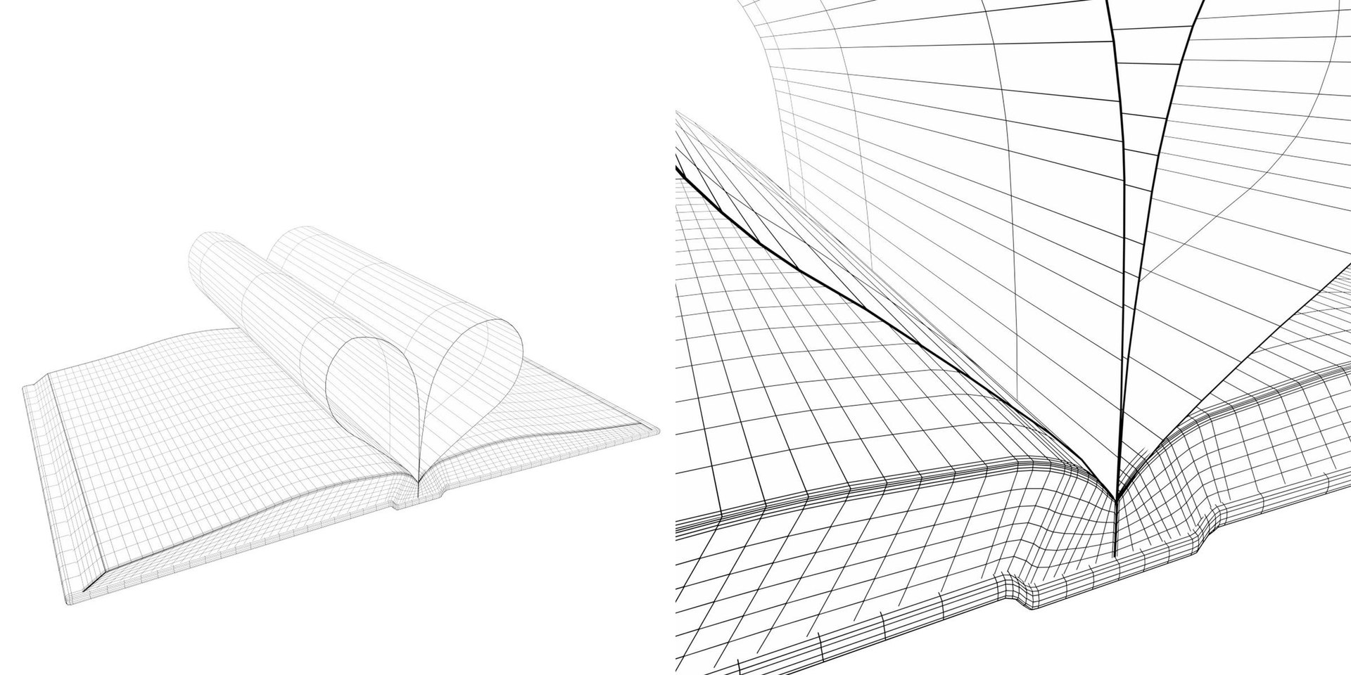 3D Book Heart Shape - TurboSquid 1484409