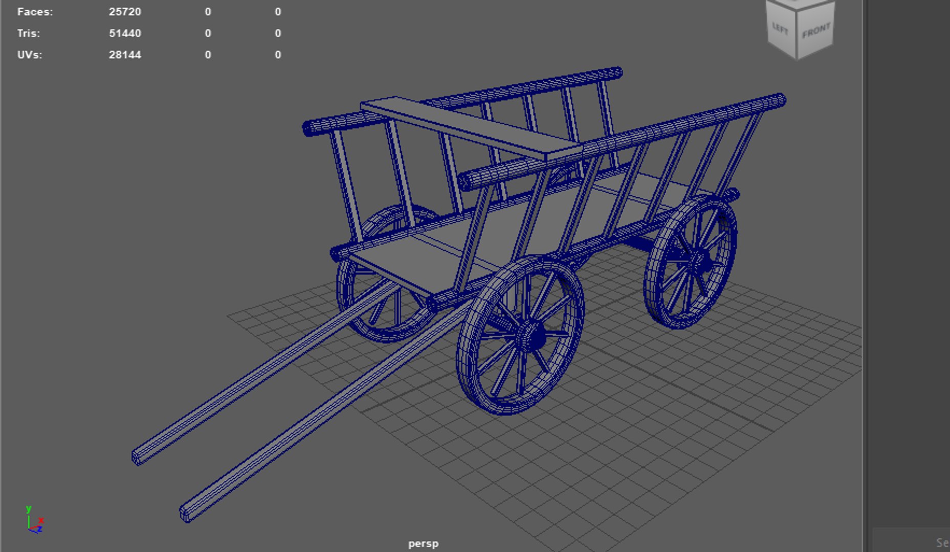 Wooden Cart 3D Model 3D Model - TurboSquid 2399034