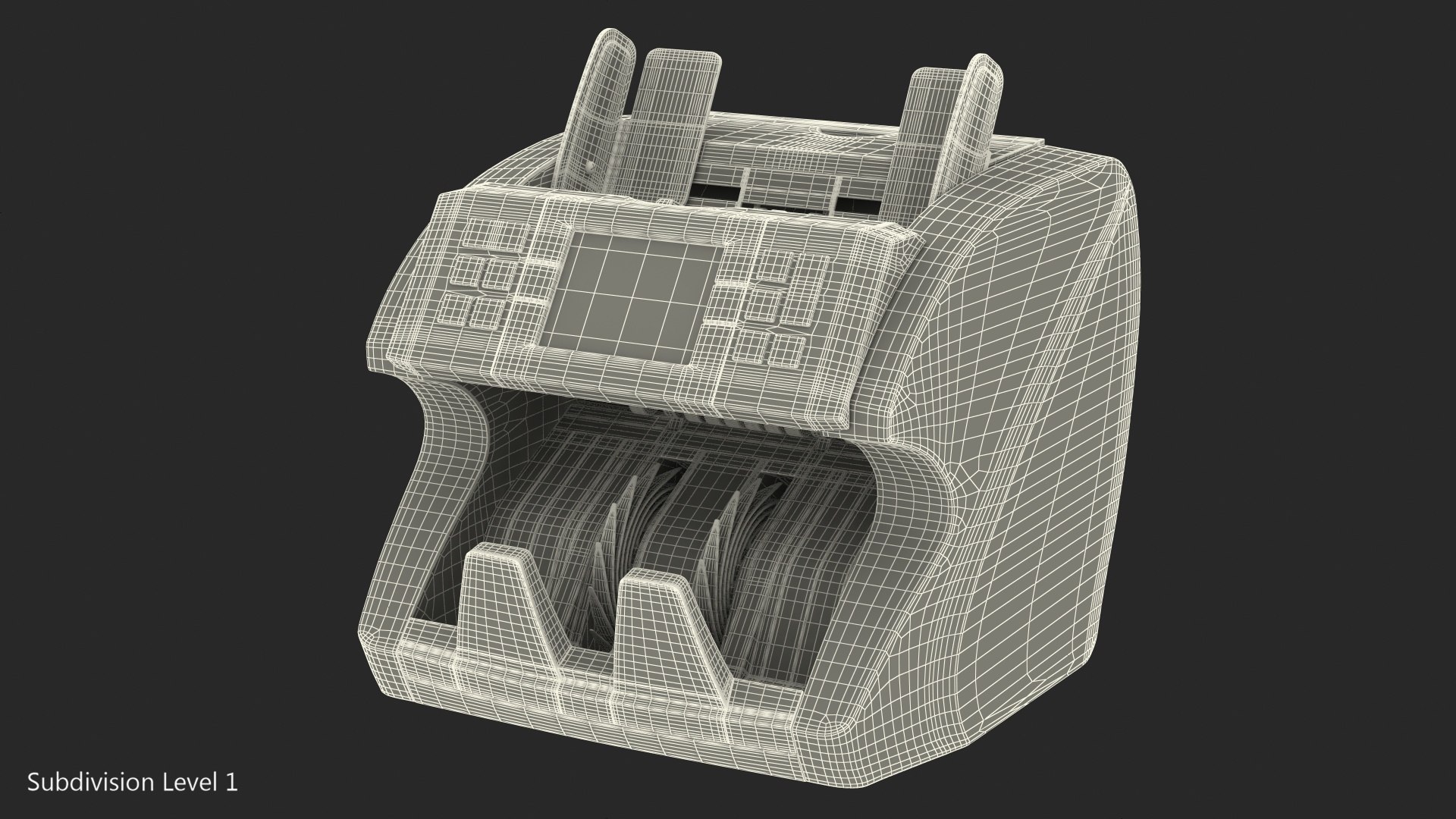 Cash counter 3D model - TurboSquid 1457391
