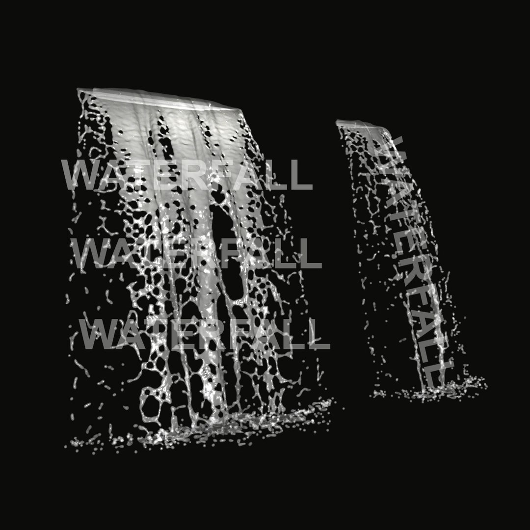 Water Waterfall 3d Model