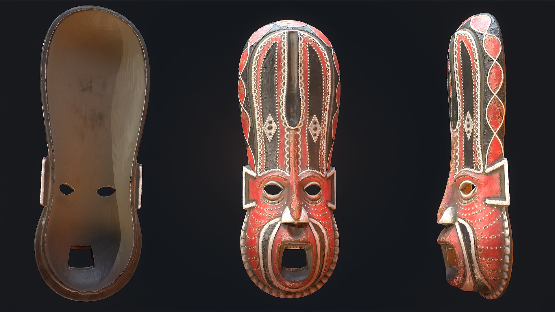 3D African Mask 7 - TurboSquid 2173705