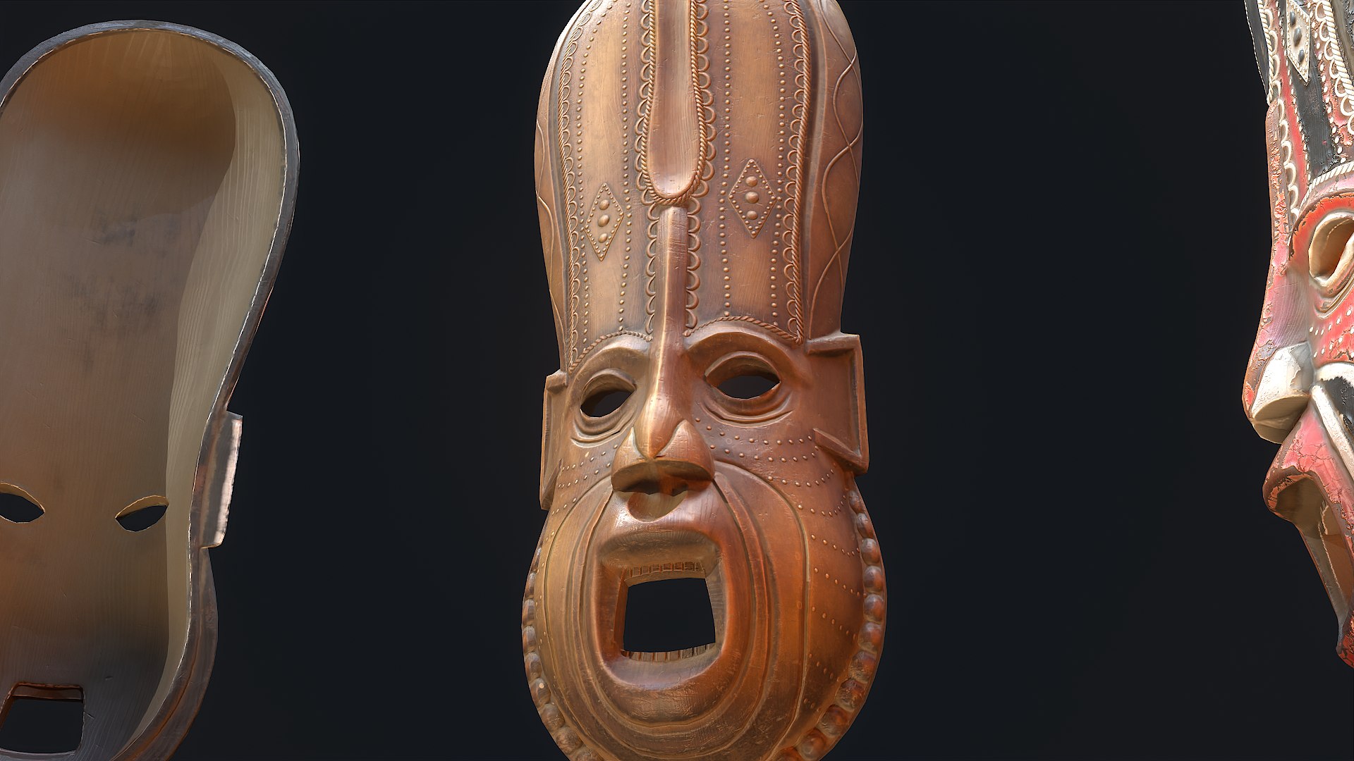 3D African Mask 7 - TurboSquid 2173705