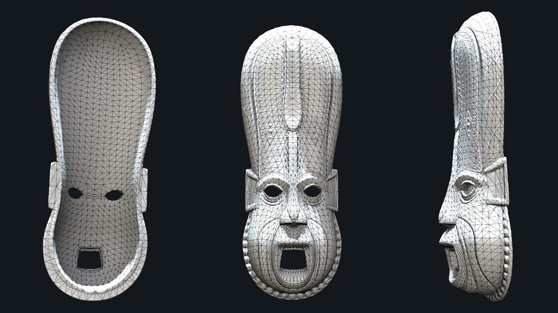 3D African Mask 7 - TurboSquid 2173705