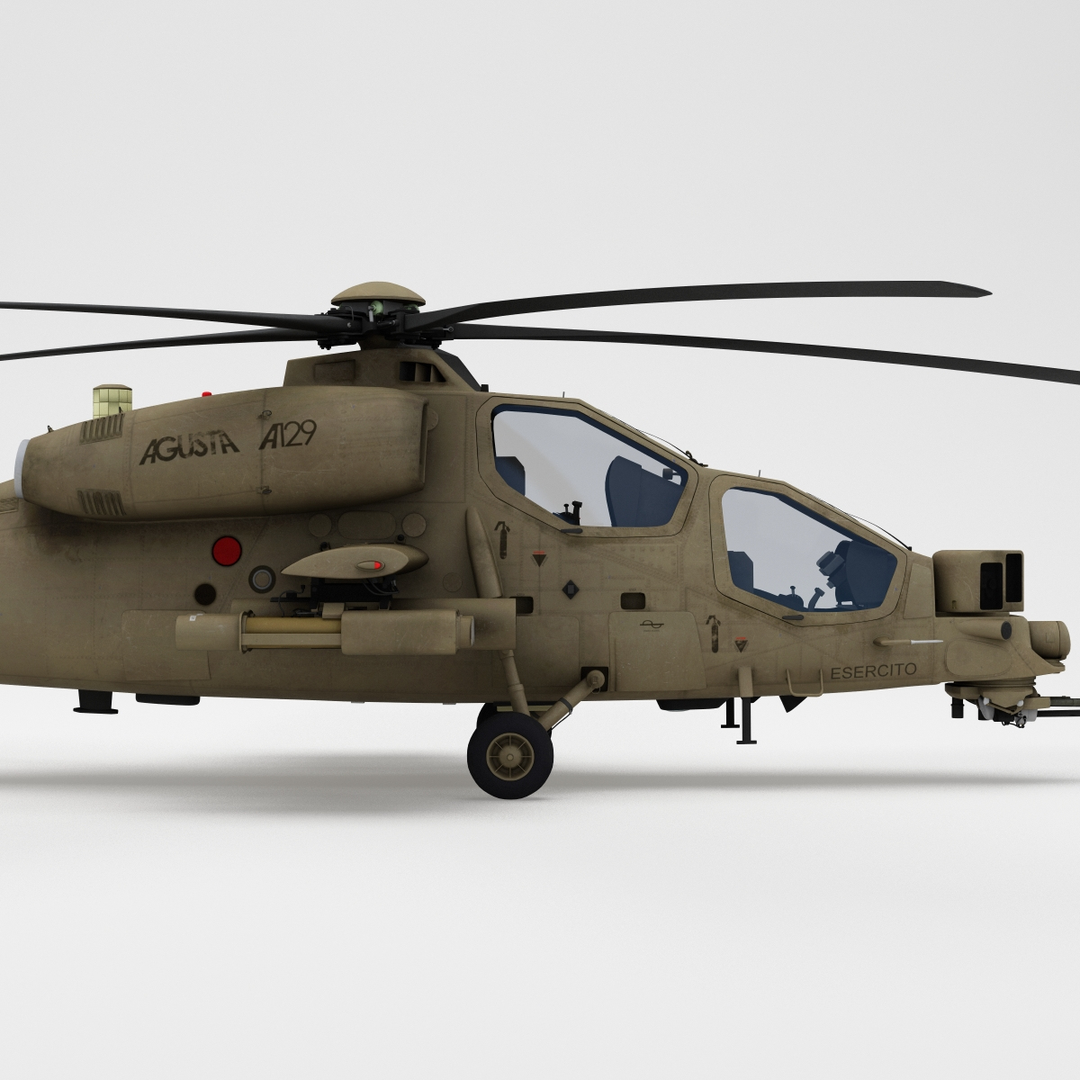 max agusta a129 mangusta helicopter