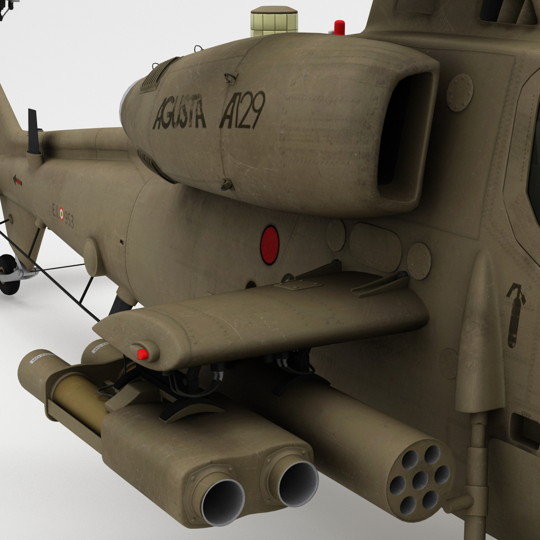 max agusta a129 mangusta helicopter