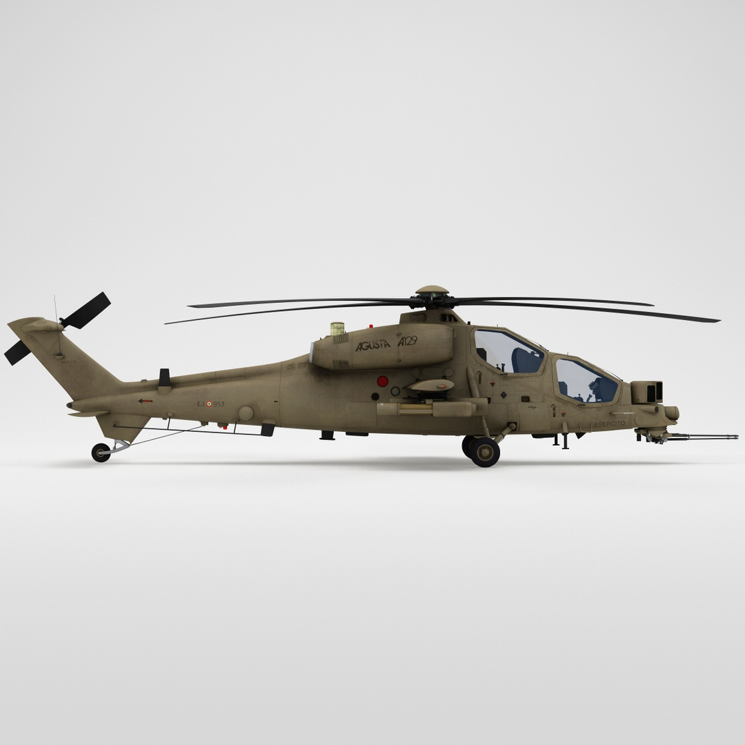 max agusta a129 mangusta helicopter