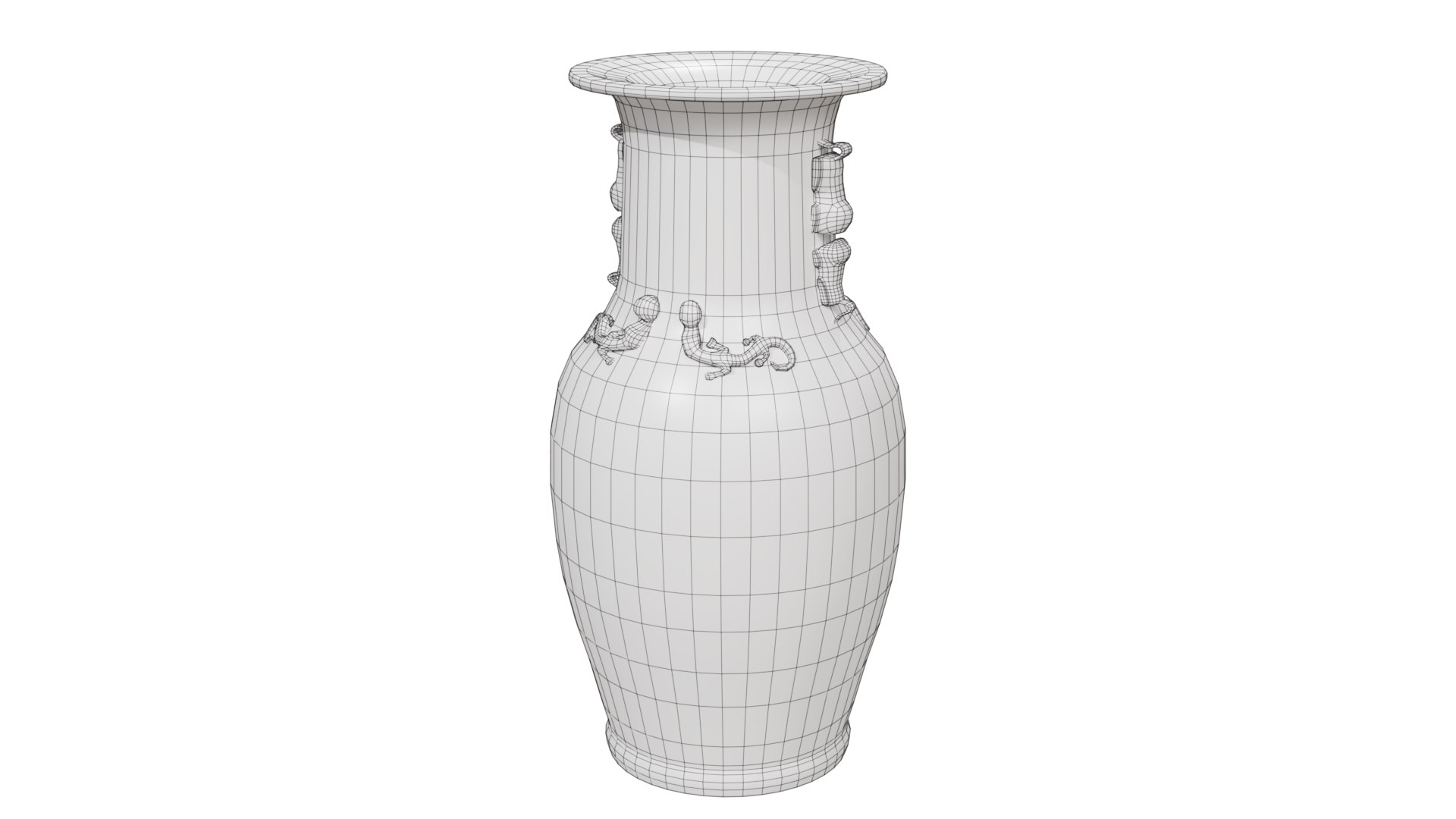 3D Model Chinese Nyonya Porcelain Pot 03 - TurboSquid 2212321
